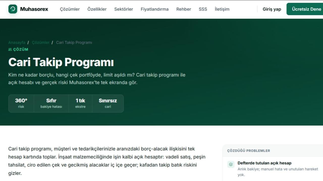 muhasorex.com ile Şantiye Takibi - KapsamHaber